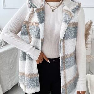 SHEIN | Jackets & Coats | Shein Sherpa Vest | Poshmark